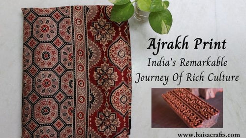 Ajrakh Print - India's Timeless Exploration Of Rich Culture